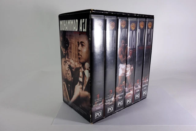 VINTAGE MUHAMMAD ALI THE WHOLE STORY VHS BOX SET x 6 VIDEO TAPES ...