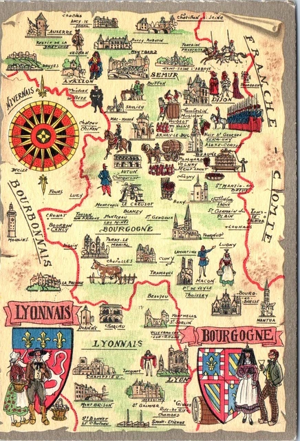 21 BOURGOGNE - carte du departement CPSM 10*15 EUR 4,00 - PicClick FR