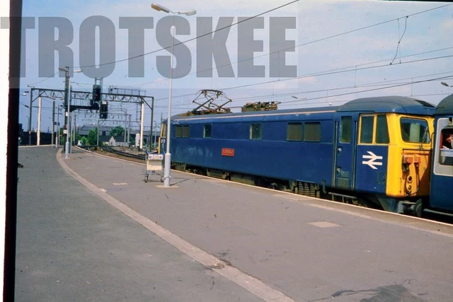 35MM SLIDE BR British Rail Electric Loco Class 87 87017 Wolverhampton ...
