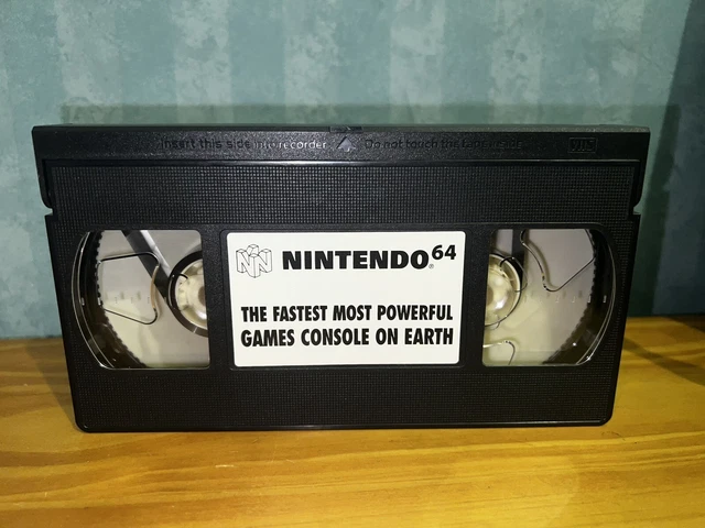 NASTRO VHS PROMOZIONALE Nintendo 64 N64 Super Mario 64 Lylat Wars Kart ...