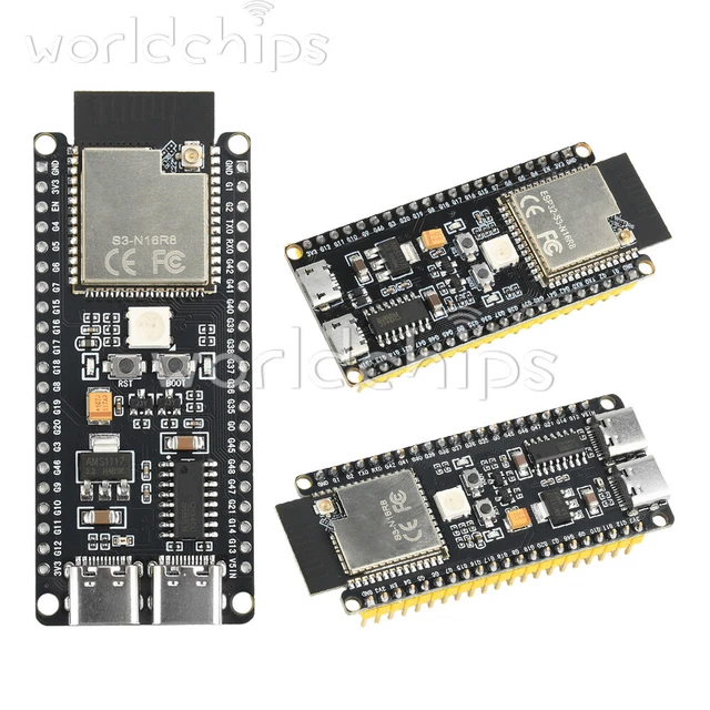 ESP32-S3 DUAL TYPE-C Development Board WIFI Bluetooth ESP32-DevKitC-1 ...