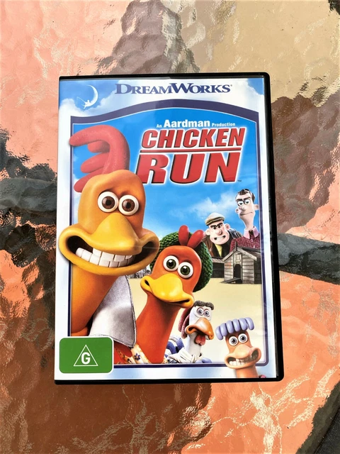 DVD CHICKEN RUN Animation Bonus Extras Dreamworks G Rating Family Fun ...