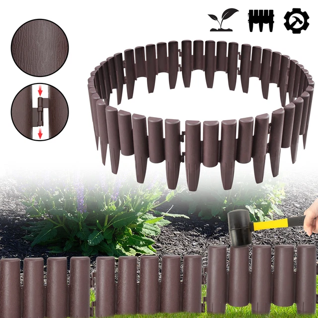 GARTEN PALISADE 2,8/5,6/8,4M Beet Umrandung Rasenkante Randstein Beeteinfassung EUR 11,99 ...