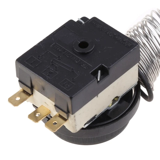 0-40 TEMPERATURE CONTROL Switch Capillary Thermostat Automatic Sensored ...