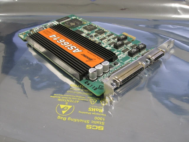 AUDIOSCIENCE ASI6614 BROADCAST PCIe AES Digital Sound Card Balanced EUR ...
