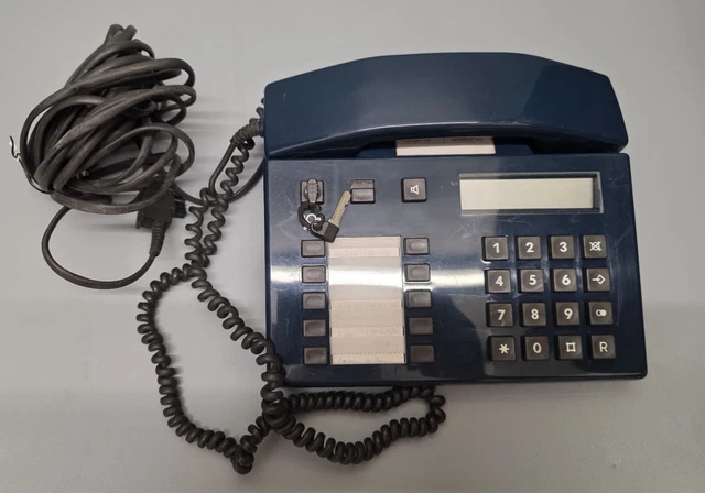 DEUTSCHE POST PHONE Tel 02/2 Blue Antique IQ-Tel 2 Display Lockable #K ...
