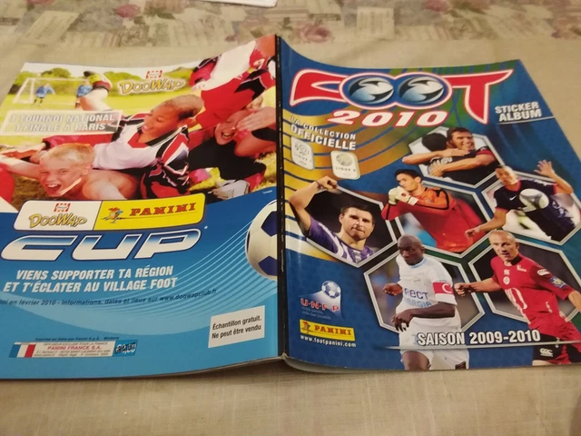ALBUM PANINI FOOTBALL 2010 Foot Vide 6 Vignettes Bon Commande Vierge ...