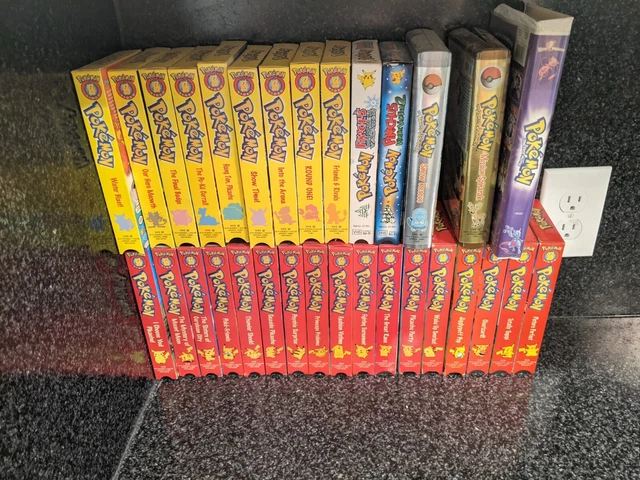 POKEMON VHS TAPES Season 1 Complete 1-26 + 1st Movie Winter Vacation ...
