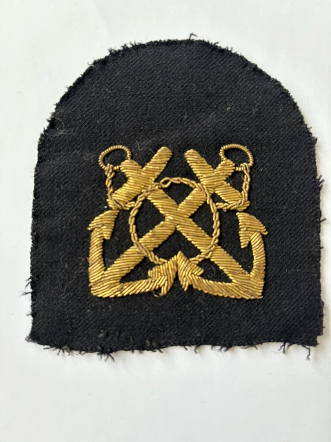 OLD BRITISH ROYAL Navy Petty Officer Rank Insignia Patch. £5.00 ...