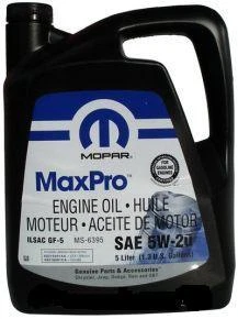 MOPAR SAE 5W20 Engine Oil 5 L Code: 68218890Ab EUR 70,18 - PicClick IT