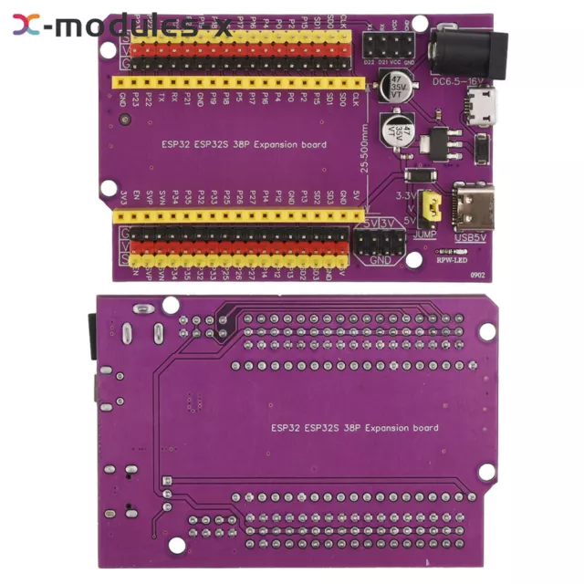 ESP32 ESP32S EXPANSION Board For CP2102 ESP32-DevKitC-32 ESP-WROOM-32 ... ESP32 ESP32S EXPANSION Board For CP2102 ESP32-DevKitC-32 ESP-WROOM-32 ...