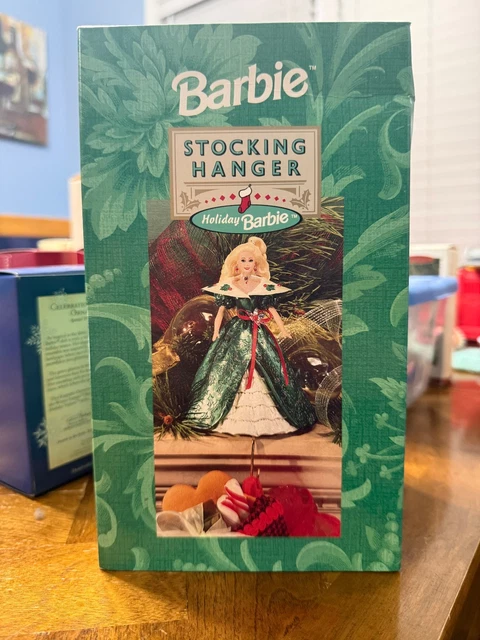 BARBIE STOCKING HANGER Holiday 1996 Mattel £13.62 - PicClick UK