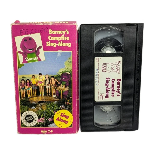 BARNEY - BARNEYS Campfire Sing-Along (VHS, 1990) £8.74 - PicClick UK