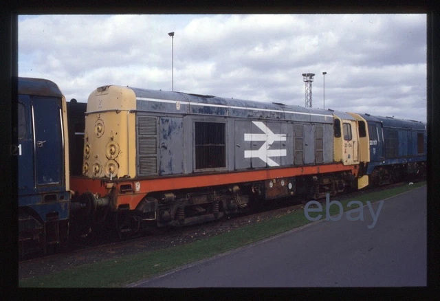 ORIGINAL 35MM SLIDE - Class 20 - 20104 & 20117 stored at MOD Kineton on ...
