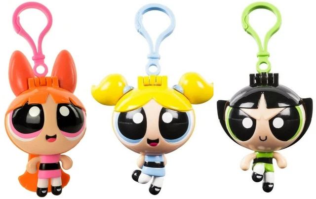 POWERPUFF GIRLS PORTE-CLÉ Avec Clip 3 Modèles Assortiment De EUR 9,74 ...