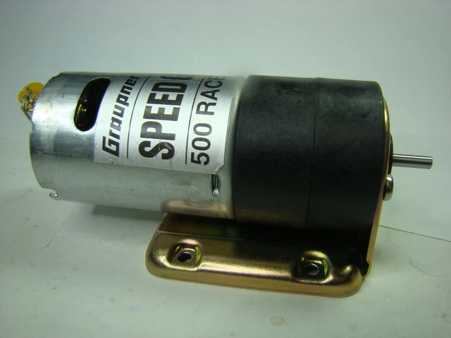 HOCHWERTIGER GRAUPNER GETRIEBEMOTOR 1716 mit Speed 500 und Halterung - Unbenutzt EUR 44,90 ...