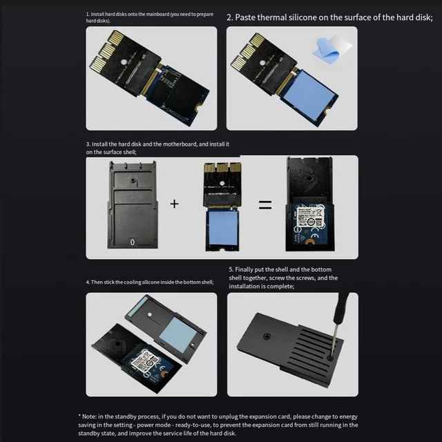 COMPACT AND LIGHTWEIGHT M 2 NVME SSD Hard Drive Box for XBOX Series XS ...