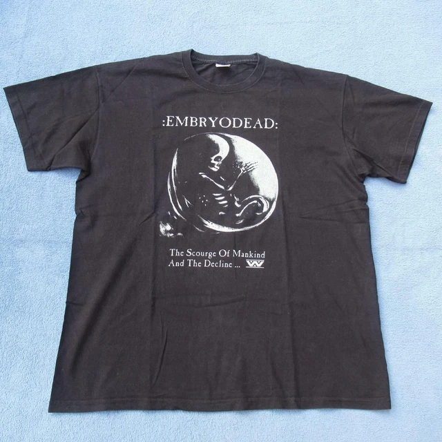 :WUMPSCUT: T-SHIRT EMBRYODEAD Größe XL EBM yelworC Leaether Strip VAC ...