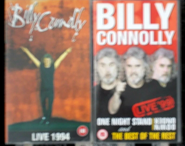 2 ASSORTED BILLY Connolly Videos Vhs Live 94++Live 99 EUR 1,17 ...