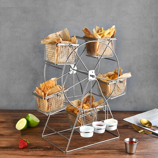 ROTARY SNACK RACK Food Display Ferris Wheel for Wedding Accessories ...