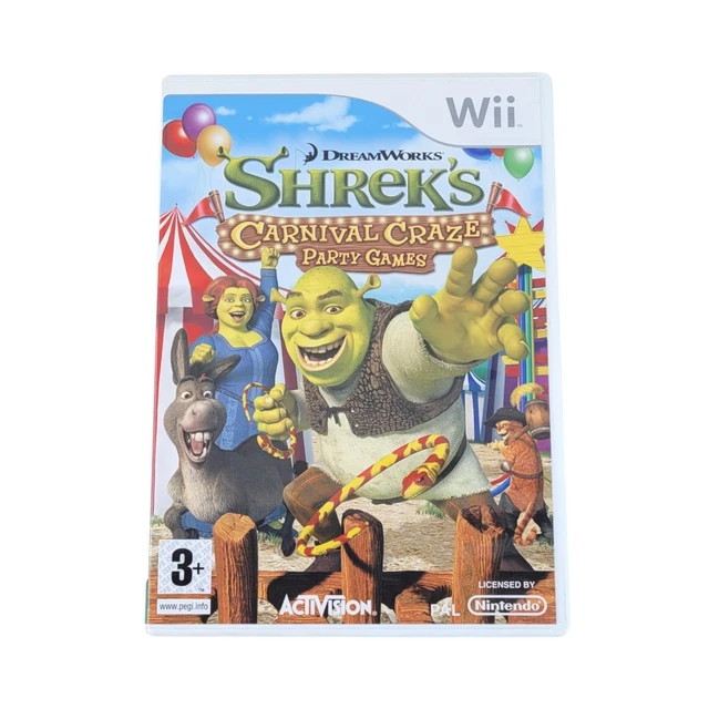 SHREK'S CARNIVAL CRAZE Party Game Nintendo Wii (PAL) £6.49 - PicClick UK