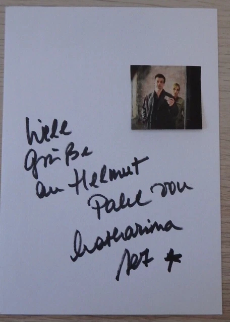 HANDSCHRIFTLICH AUTOGRAMM FILM TV Theater Schauspielerin Katharina Abt (113471) EUR 4,99 ...