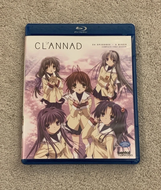 CLANNAD COMPLETE FIRST Season Blu-Ray (2007, Sentai Filmworks) *Tested ...