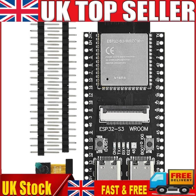 ESP32-S3-WROOM CAM BOARD Python C Code CAM Development Board with OV2640 Camera £9.99 - PicClick UK