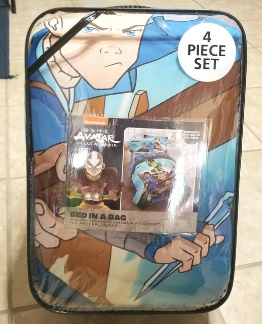 NICKELODEON AVATAR THE Last Airbender Bed in a Bag Twin/Full Comforter ...