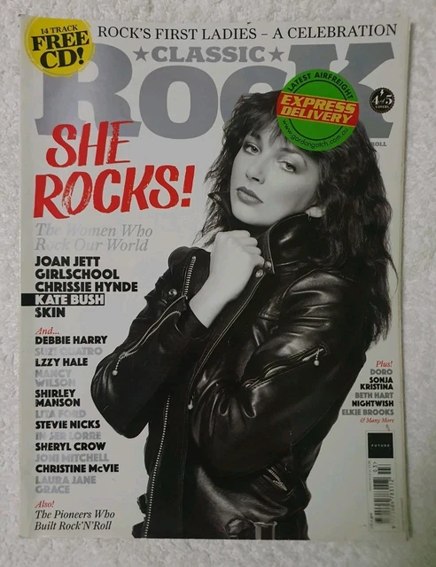 🔶️JOAN JETT KATE Bush Chrissie Hynde - Classic Rock Magazine March 2017 ...