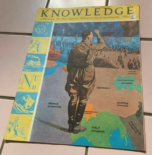 KNOWLEDGE MAGAZINE. NO. 170 Volume 15. 1965. Hitler $10.00 - PicClick AU