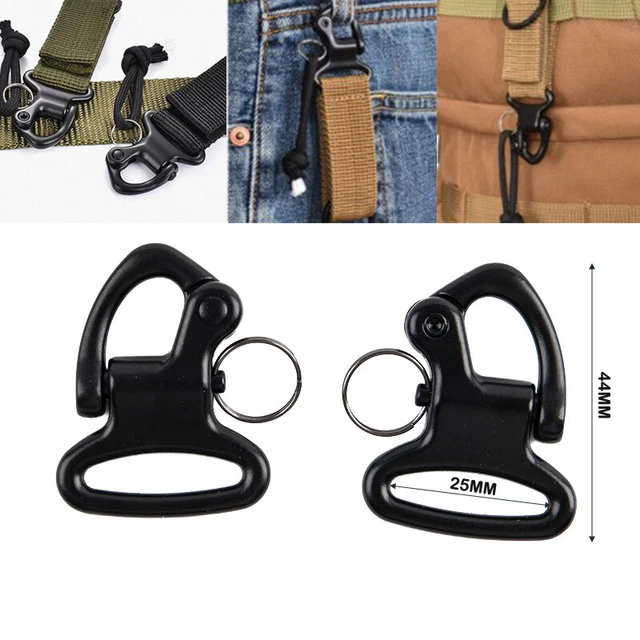 OUTDOOR EDC BACKPACK Strap Clasp Carabiner Camp Bottle Hanger Tactical ...