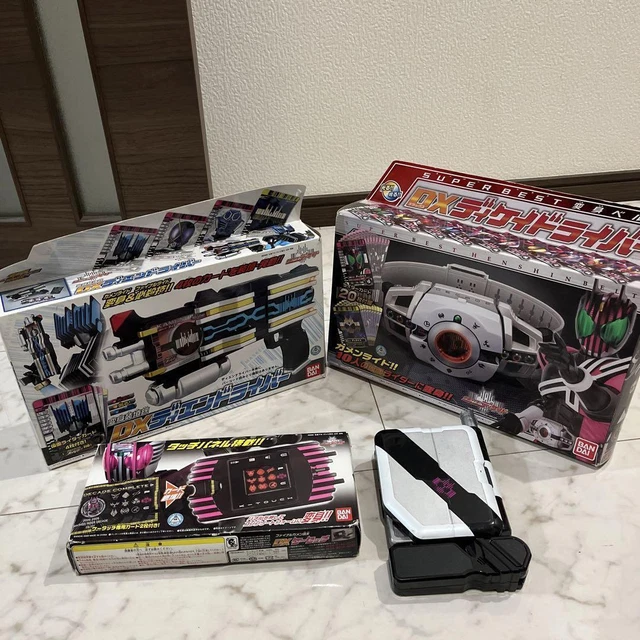 KAMEN RIDER MASKED Decade DX Driver Belt Morpher Weapon 4p set BANDAI ...