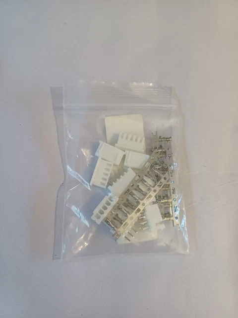 5 PIN JST Balance Connector Plugs with Pins 10pk for RC Model Aircraft ...