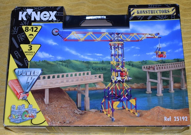K'NEX KONSTRUCTORS BATTERY Powered Tower Crane - 3 Models 25192 Huge Set BNIB £56.00 - PicClick UK