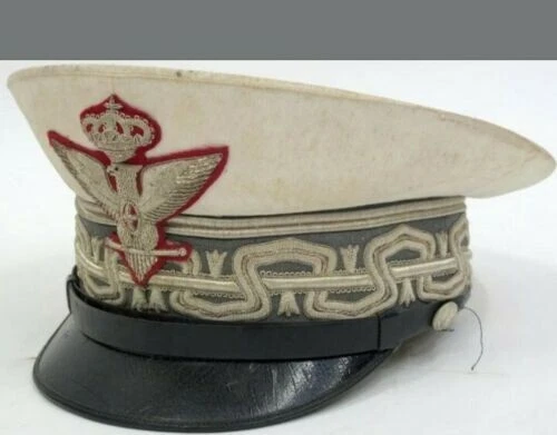 ITALIAN CARABINIERI HAT Cap - WW2 Italian Fascist General Peaked Cap ...