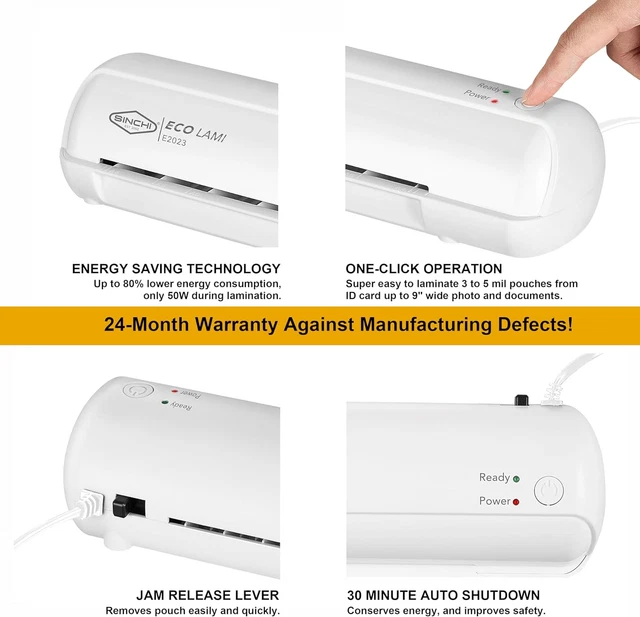 SINCHI A4-SIZE, 75-125MIC Laminating Machine for Home/Office/School ...