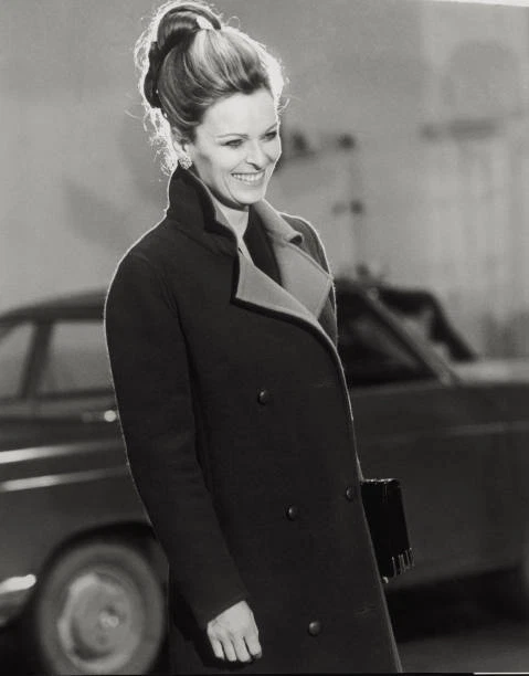 ITALIAN ACTRESS LUCIA Bose is photographed in a garage, during sho ...