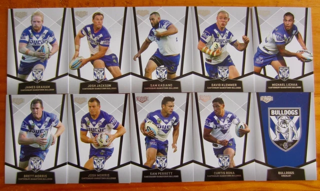 2015 NRL ELITE Series Rugby League Cards - Canterbury Bulldogs Team Set ...