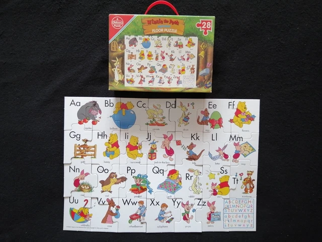 DISNEYS WINNIE THE Pooh Alphabet Floor Puzzle (28 large Pieces) GREAT ...