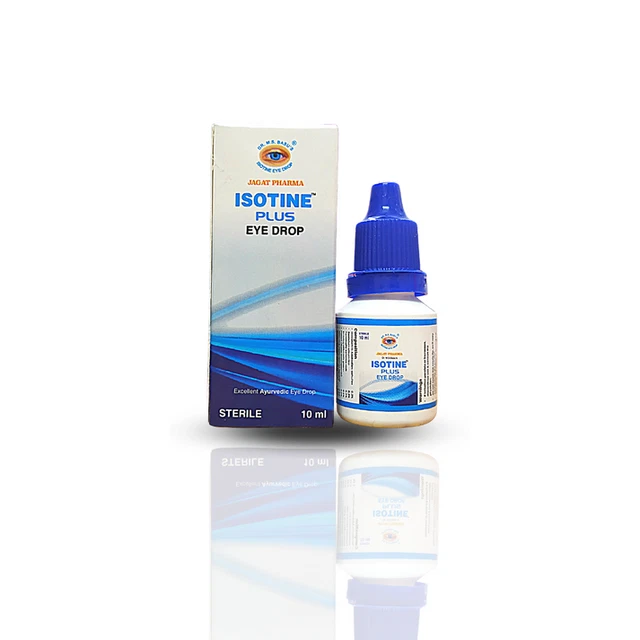 ISOTINE PLUS EYE Drop 10ml For Cataract & Glaucoma 100% Ayurvedic Buy 2 ...
