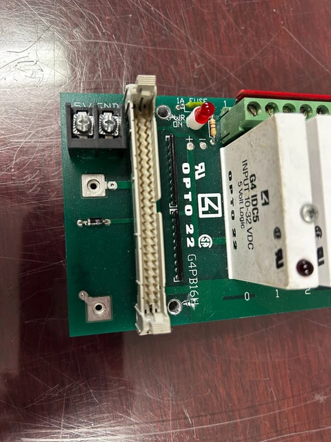 LOT OF 12 opto 22 G4 IDC5 Input & 3 G4 OAC5 Output Modules w/ G4PB16H ...