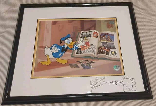 WALT DISNEY DONALD Duck Memory Book Print Signed Limited Edition £208. ...