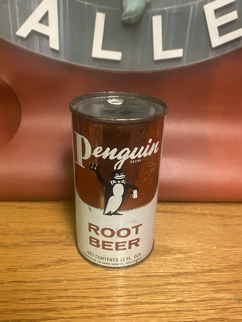 PENGUIN FLAT TOP Can Grape Soda Can Old Vintage East Patterson NJ ...