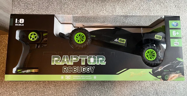 REMOTE CONTROL TRIGGER Large Raptor Buggy Car 1:8 Scare RC Car Model ...