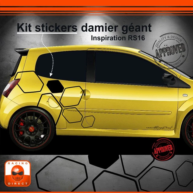 STICKER RENAULT TWINGO RS tuning sport aufkleber adesivi pegatina decal ...