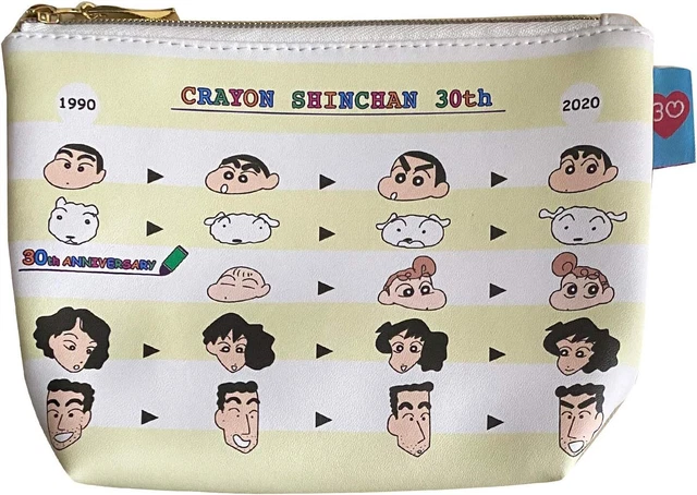 CRAYON SHIN -CHAN Original 30th Anniversary Boat Pouch Border Kyap2931 ...