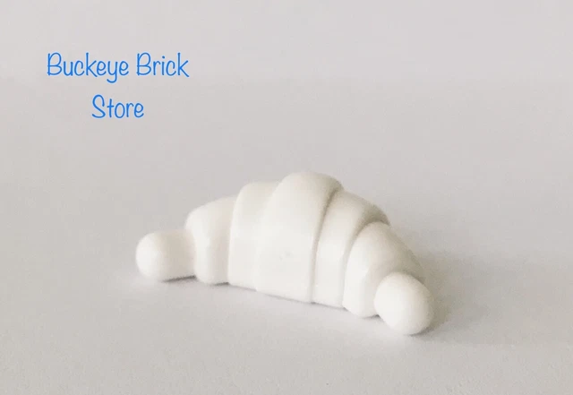 NEUF LEGO MINIFIG CROISSANT BLANC - Beignet pain beignet nourriture ...