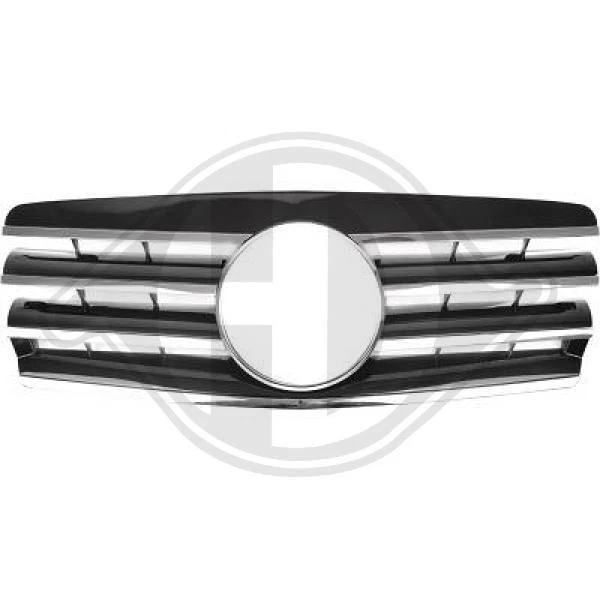 DIEDERICHS CALANDRE POUR Mercedes-Benz W202 S202 Chrome/Noir EUR 256,97 ...