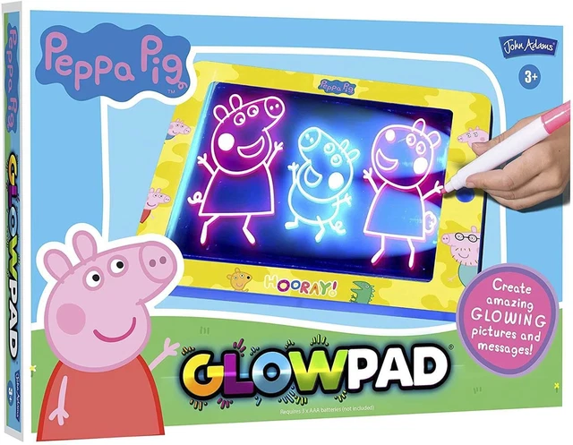 PEPPA PIG GLOWPAD Children's Light Up Interactive Drawing Pad £22.49 ...